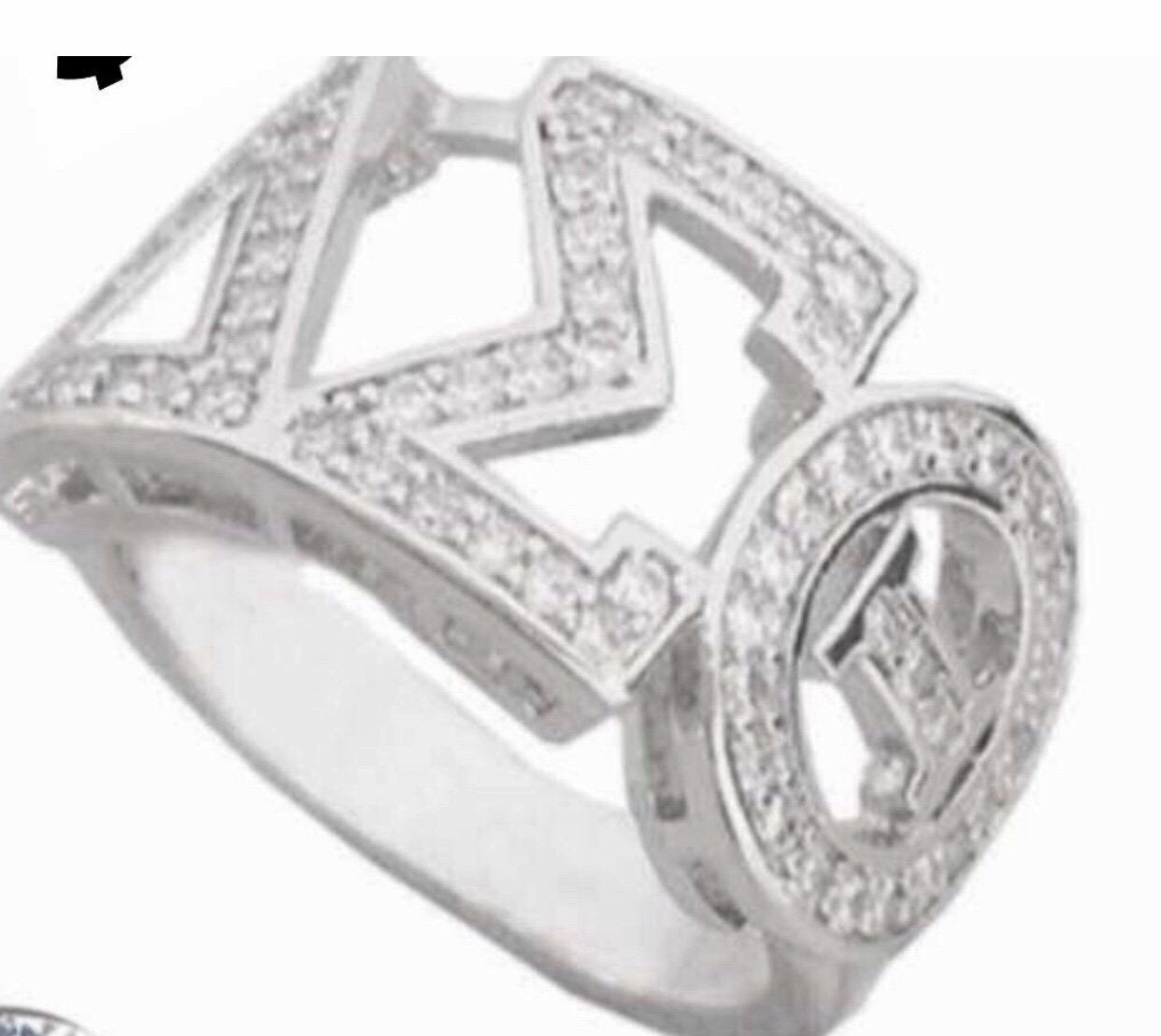 Delta Sigma Theta Symbol Ring | Embellished Boutique and Bling Studio